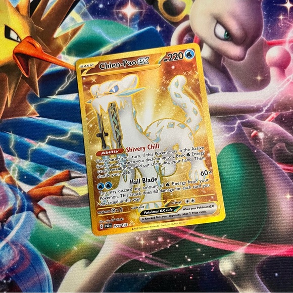 Pokemon | Other | Pokemon Chienpao Ex Gold Paldea Evolved Secret Rare ...